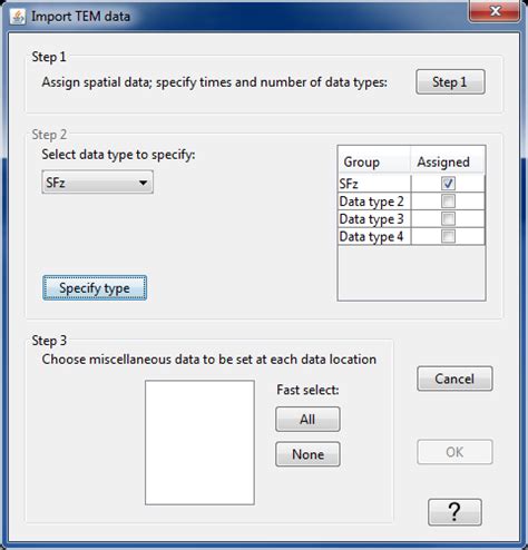 Import TEM Data Into GIFtools From XYZ Or CSV File GIFtoolsCookbook Documentation