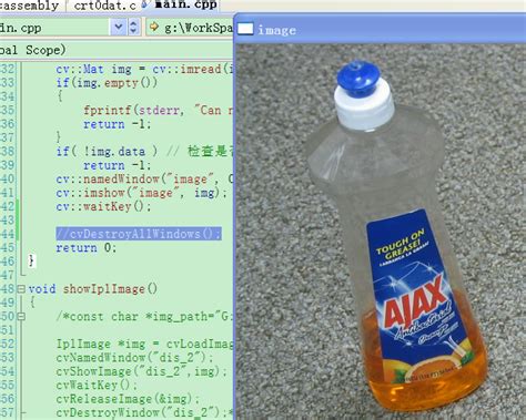 OpenCV错误 Unhandled exception at 0x0133bc63 0xC0000005 Access