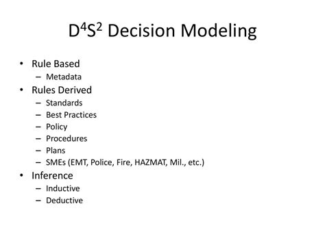 Dynamic Discrete Disaster Decision Support System D4s2 Ppt Download