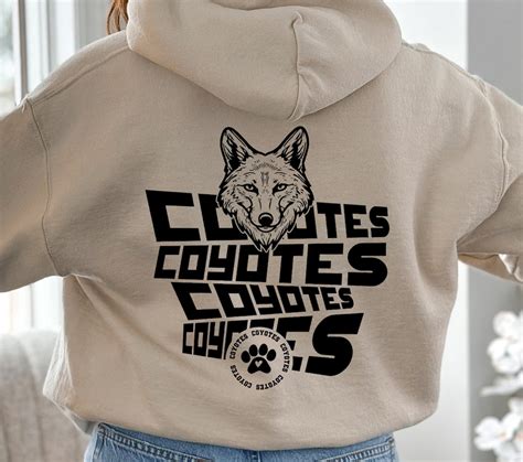 Coyotes Svg Png Coyotes Face Svg Coyotes Paw Svg Coyotes Etsy
