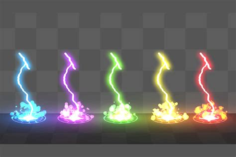 Stylized Lightning VFX Fire Explosions Unity Asset Store