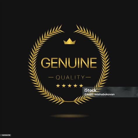 정품 품질 황금 월계관 벡터 라벨 1위에 대한 스톡 벡터 아트 및 기타 이미지 1위 구매 라벨 Istock