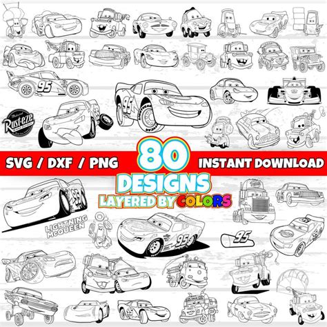 Cars Clipart Bundle Cars Svg Png Cut Files For Cricut Silhouette Cars Svg Clipart Dxf
