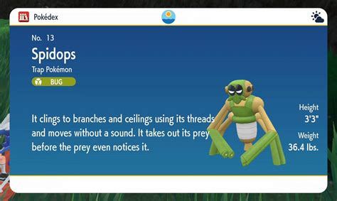 New Pokemon Spidops Pokédex Entry Bug R Pokeleaks