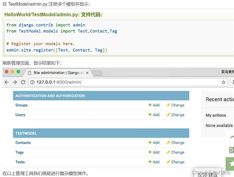 Django Admin 管理工具 Csdn博客