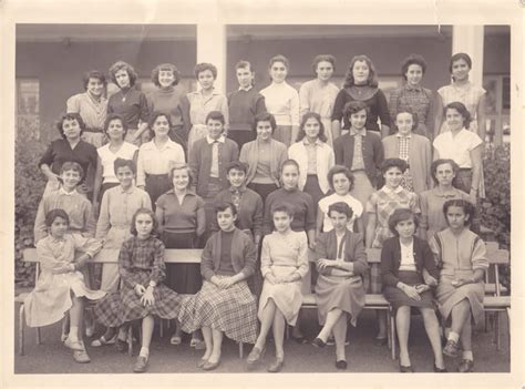 Photo de classe 43 de 1955 Collège Moderne De Jeunes Filles Ali