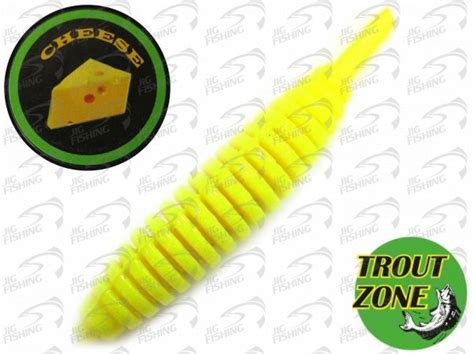 Мягкие приманки Trout Zone Ribber Pupa 1.8" Chartreuse Cheese купить в ...