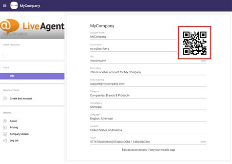 Viber Account Integration