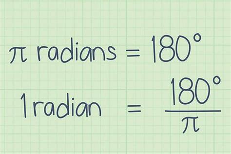 Cara Mengonversi Derajat Ke Radian Dan Sebaliknya