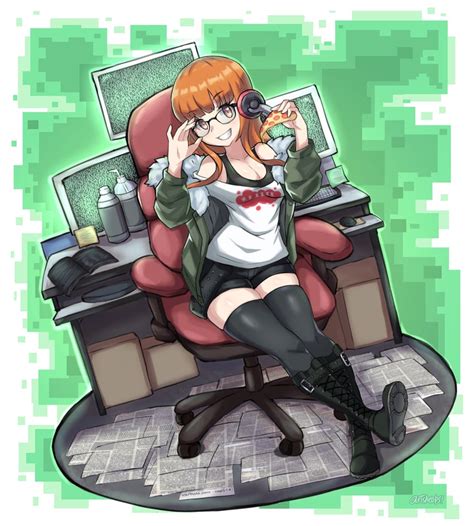 Sakura Futaba Persona And 1 More Drawn By Artsheops Danbooru