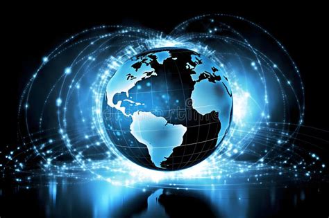 World Map With Binary Code Generative Ai Stock Illustration Illustration Of Computer Tech