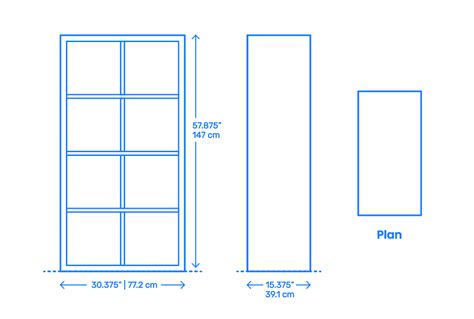 Ikea Kallax Shelf Unit 1x4 Dimensions Drawings 56 Off