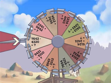 Mental 4 Digit Addition And Subtraction Spin The Wheel