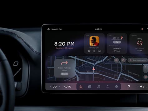 Automotive HMI Study And Concept Design Behance
