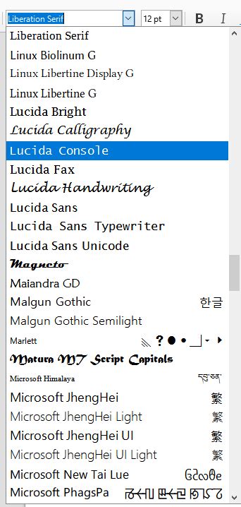 Display Font Previews In The Inspector When Loading System Fonts