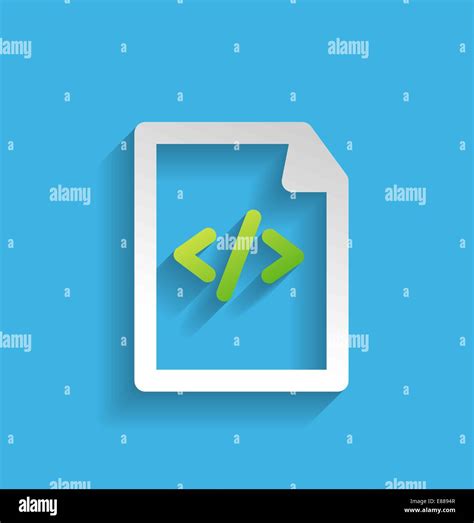 Vector File Program Flat Icon Stock Vector Image And Art Alamy