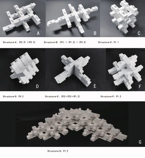 The Different Assembly Possibilities Of The Reinvented Dougong Elements