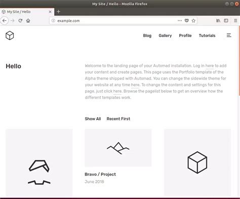 How To Install Automad Cms On Ubuntu With Nginx And Php 72 Fpm Geek