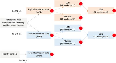 flowchart of participant stratification based on the level of
