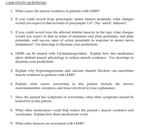 solved case 2 lambert eaton myasthenic syndrome lems a