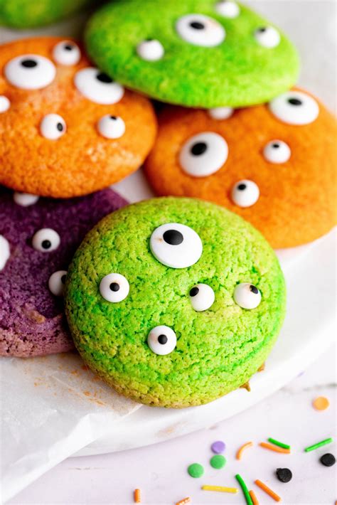 Fun Halloween Monster Cookies Halloween Monster Cookies My Name Is