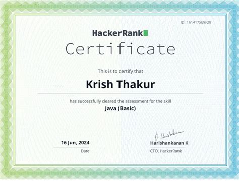 Krish Thakur On Linkedin Javacertification Learningjourney