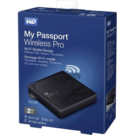 Original Western Digital My Passport 2tb Wireless Pro External Hard