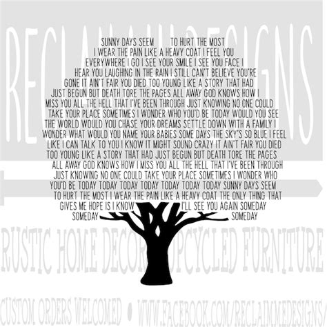 Tree Word Art Etsy