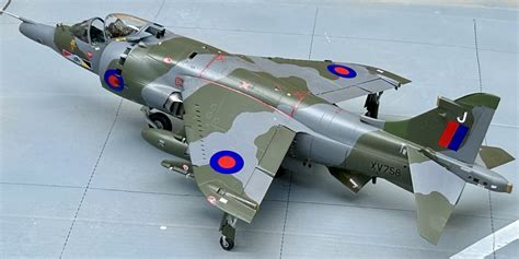 Hs Harrier Gr 3 Xv758 J No 233 Ocu Raf Wittering July 1984