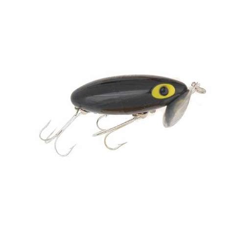 Arbogast Jitterbug 2 1 2in Black Lure Solomons Tackle