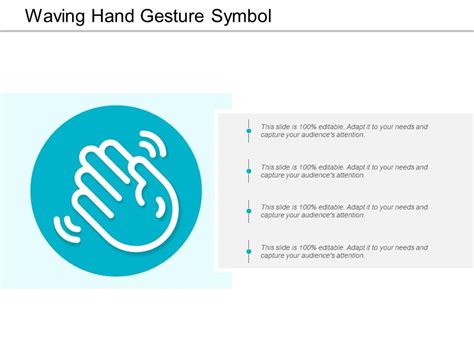 Waving Hand Gesture Symbol Ppt PowerPoint Presentation Slides Infographic Template