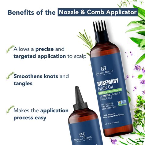 Rosemary Hair Oil With Biotin And Jojoba 67 Fl Oz Botanic Hearth