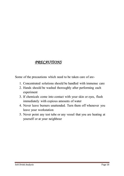 soft drink analysis docx