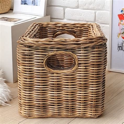 Rattan Island Set Of Core Woven Flower Baskets Direct From Asia