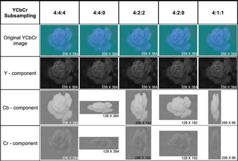 Analysis For Different Subsampling Format Of Ycbcr Color Space Image