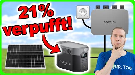 Lohnt sich nicht SPEICHER fürs BALKONKRAFTWERK PowerStream EcoFlow