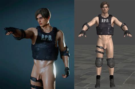 RE REMAKE Sexy Cop Leon XPS By OTeV On DeviantArt