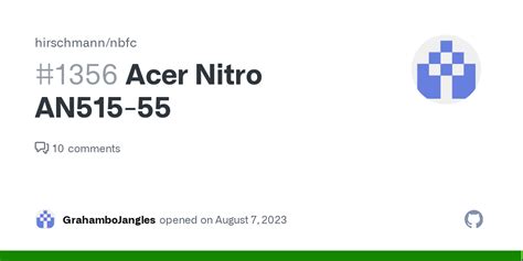 acer nitro an515 55 · issue 1356 · hirschmann nbfc · github