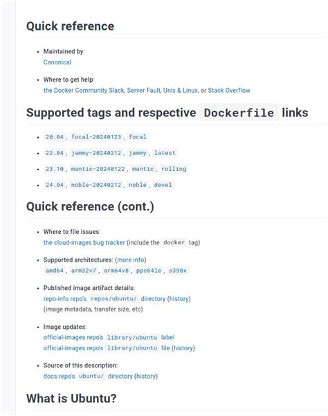 Docker Ubuntu