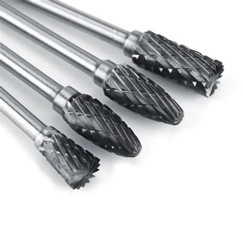 10pcs Tungsten Carbide Milling Cutter Rotary Burrs Set Wood Milling