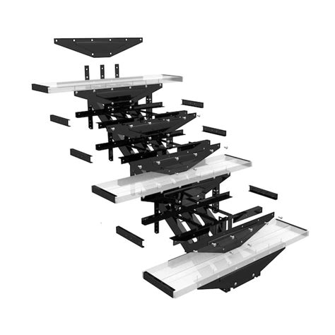 Pylex 6 Steps Steel Outdoor Stair Stringer In The Outdoor Stair Stringers Department At