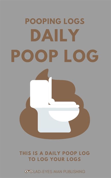 Pooping Logs Daily Poop Logbook Toilet Timer Poop Logbook Document