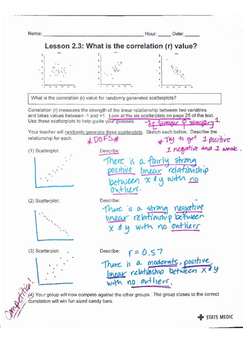 Stats Medic Intro Stats Lesson Answer Key FM Studocu