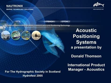 Acoustic Positioning Systems The Hydrographic Society Uk