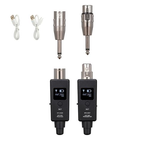 1 Pair Microphone Wireless System Micphone Wireless Transmitter System