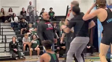 Joe Gorga Argues With Sons Wrestling Ref Before Getting Kicked Out