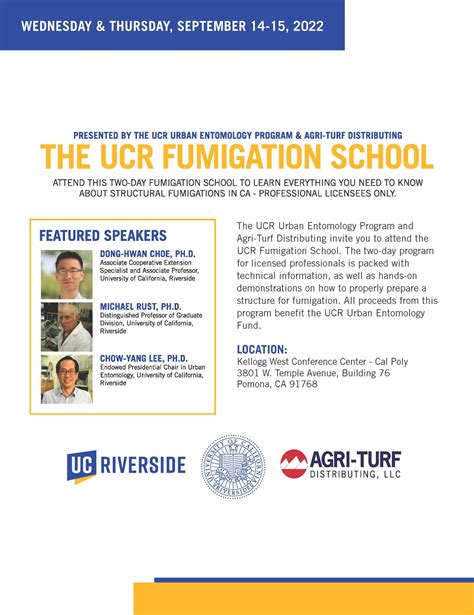 Ucr Fumigation School 2022 Agri Turf