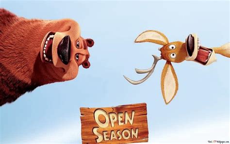Open Season Deer And Bear Hd Wallpaper Download
