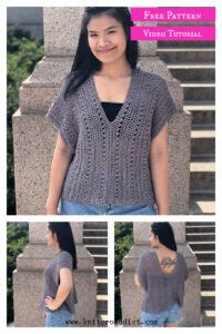 7 Easy V Neck Top Free Crochet Pattern Page 2 Of 2