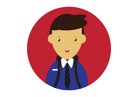 Icon Character Senior High School Red Graphic By Vectorceratops